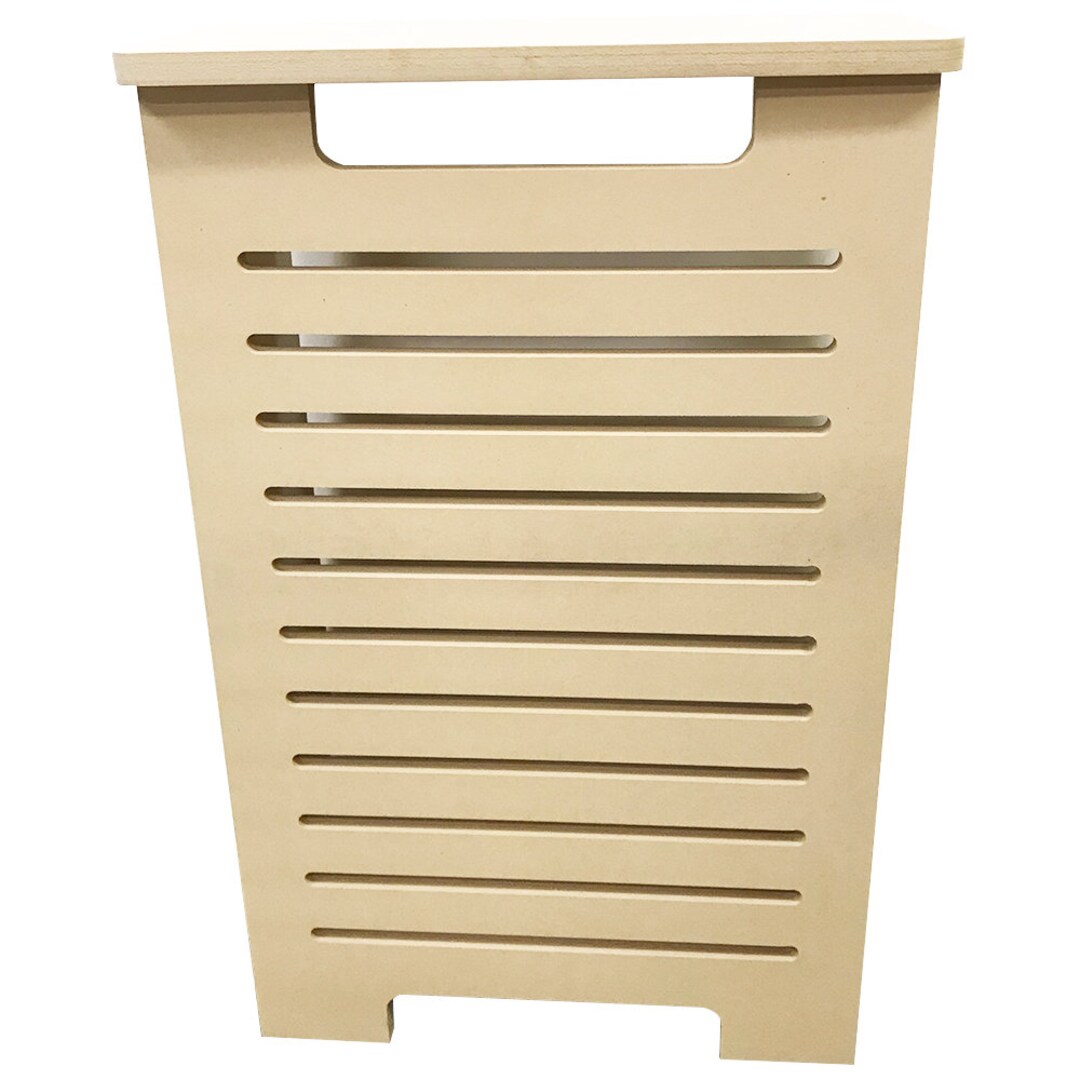 MDF Radiator Cover MD5 Unfinished 9 Depth With Cut Out for Baseboard ...