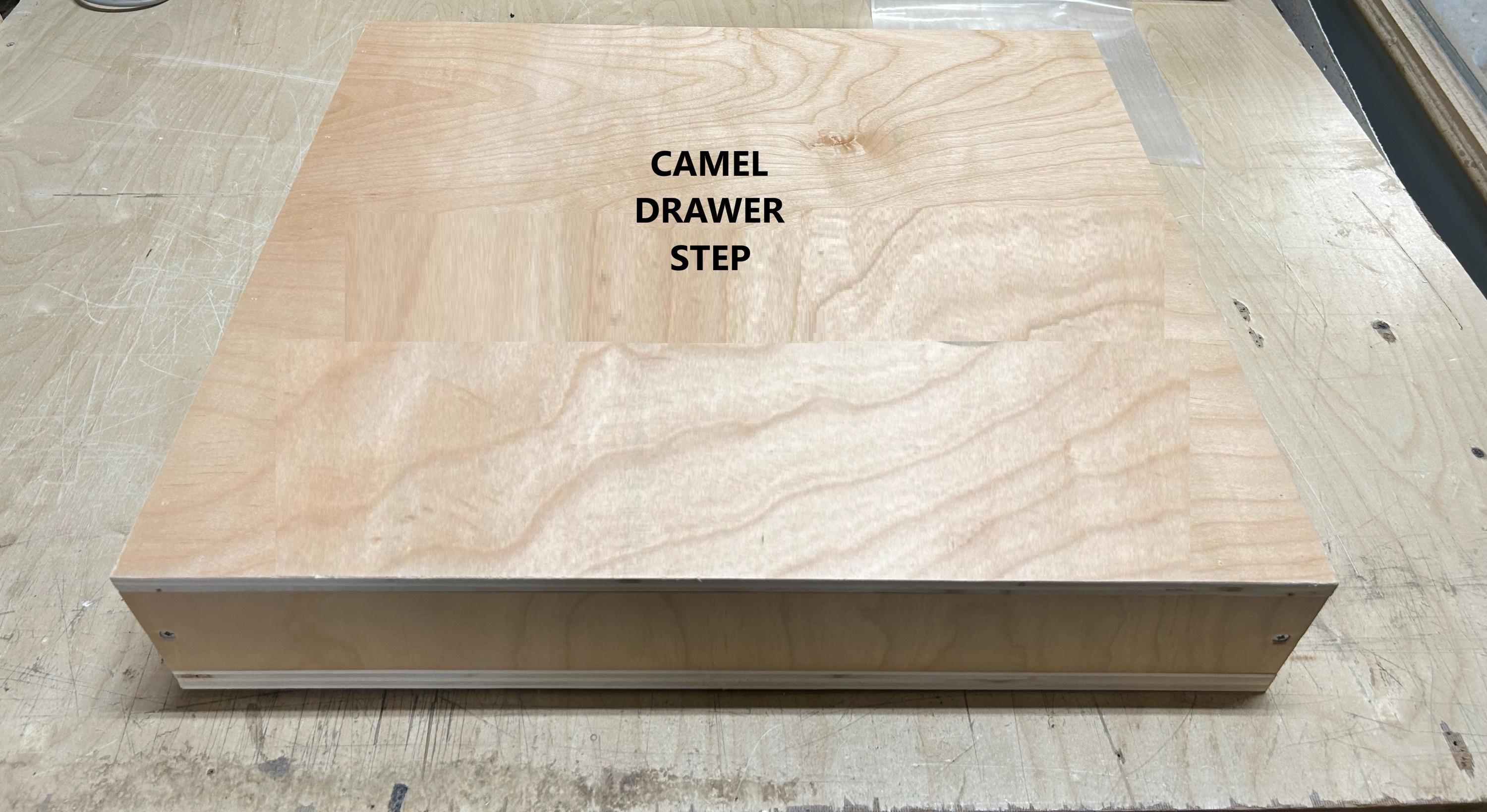Under Cabinet Pull Out Step Stool: Baltic Birch, Push to Open With Soft ...