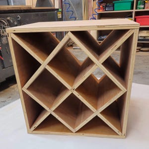 Modular Yarn Storage Rack, Unfinished MDF Knitting Cube "xrack" Upgrade ...