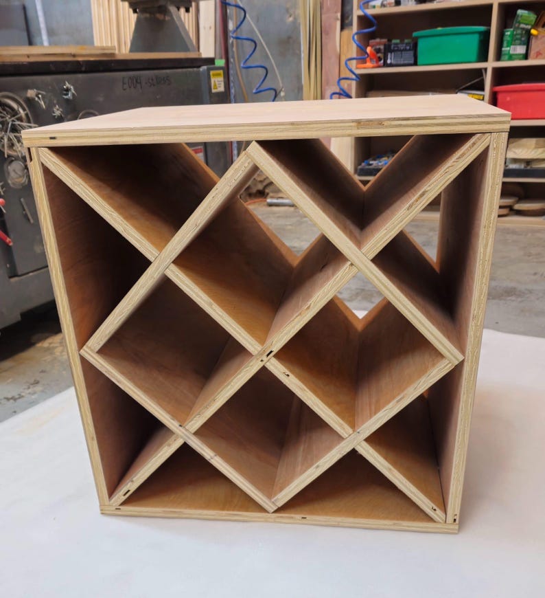 Bottle Modular Wine Insert Only "slashmulti" Storage Cube Cross ...