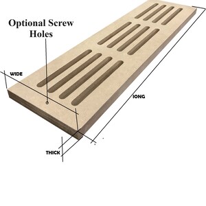 Solid Pine Wood 3/4" Wall Ceiling Air Vents Cover Custom Made Any Size ...
