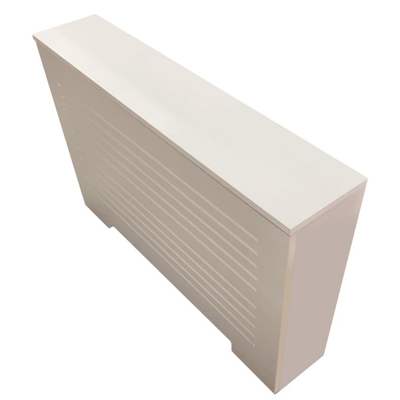 Modern White PVC Radiator Cover MD6 Unfinished 9 - Etsy