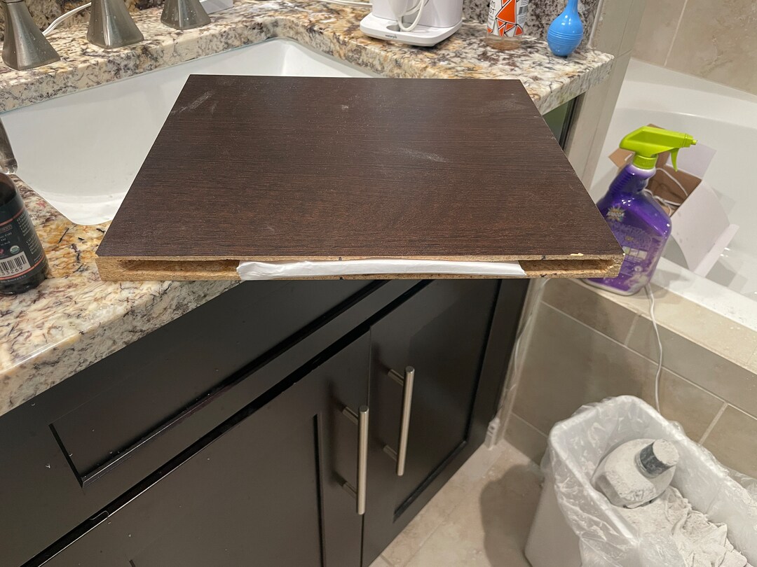 HIDEAWAY Closet Shelf Choose Size and Basic Color, 3/4"thick, or ...