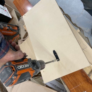 1/4 Thick French Cleat System , Use for Office or Kids Playroom Model ...