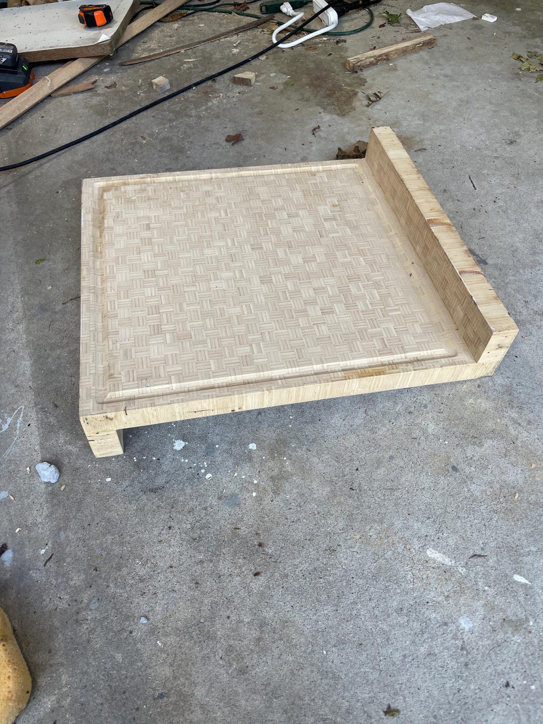 Pastry Board Natural Birch Butcher Block With Stop - Tableboard Cuting ...