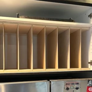 Vertical Cookware Pans Storage Divider "refereev”insert With 4pc 0.25 ...