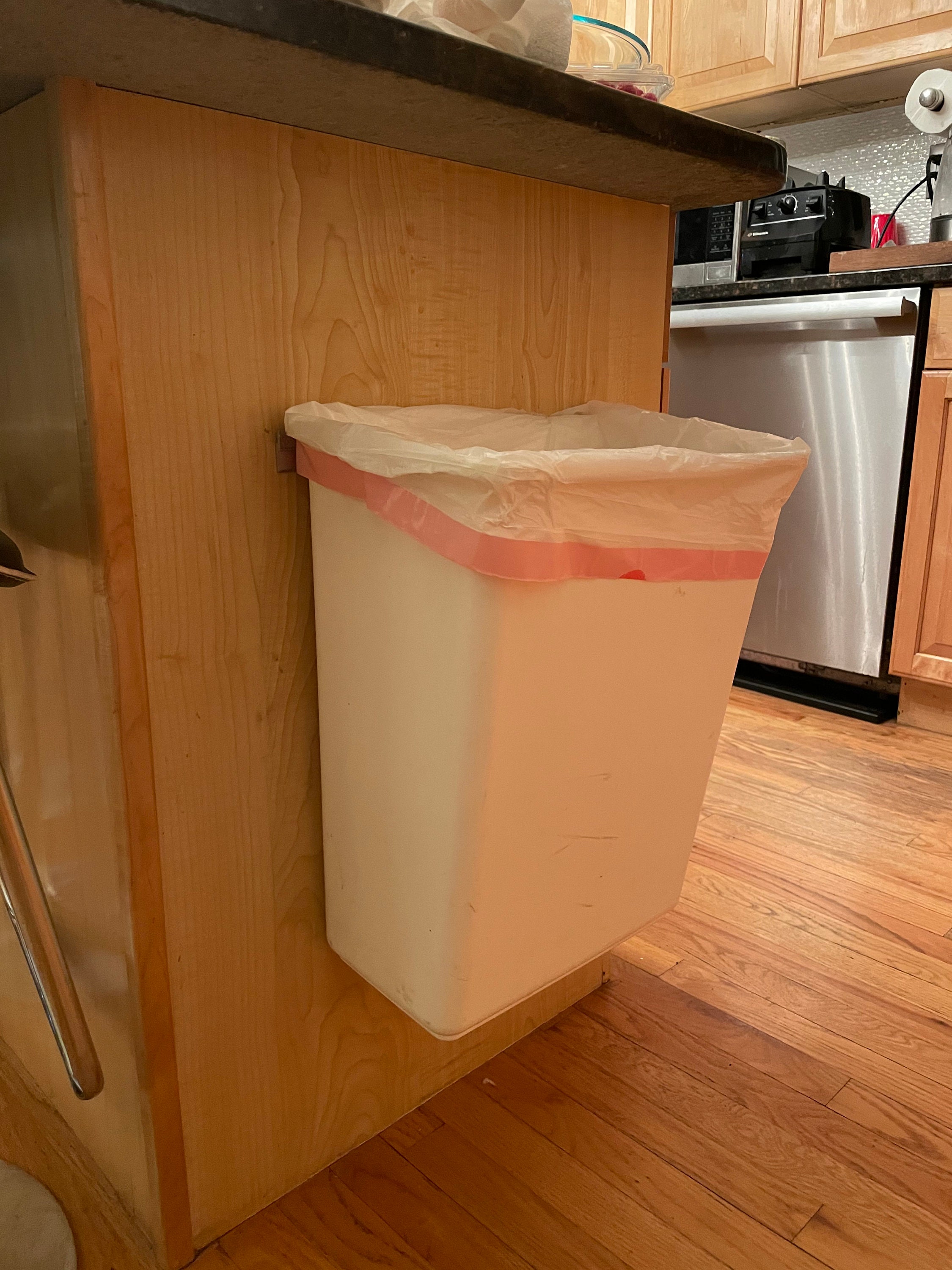 Full Kitchen Trash Can