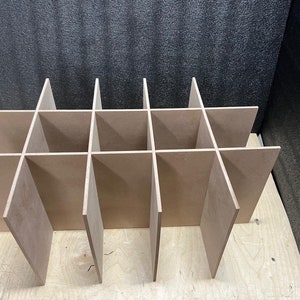 4" High Drawer Divider Cubbies: Interlock MDF or Plywood Insert - Etsy