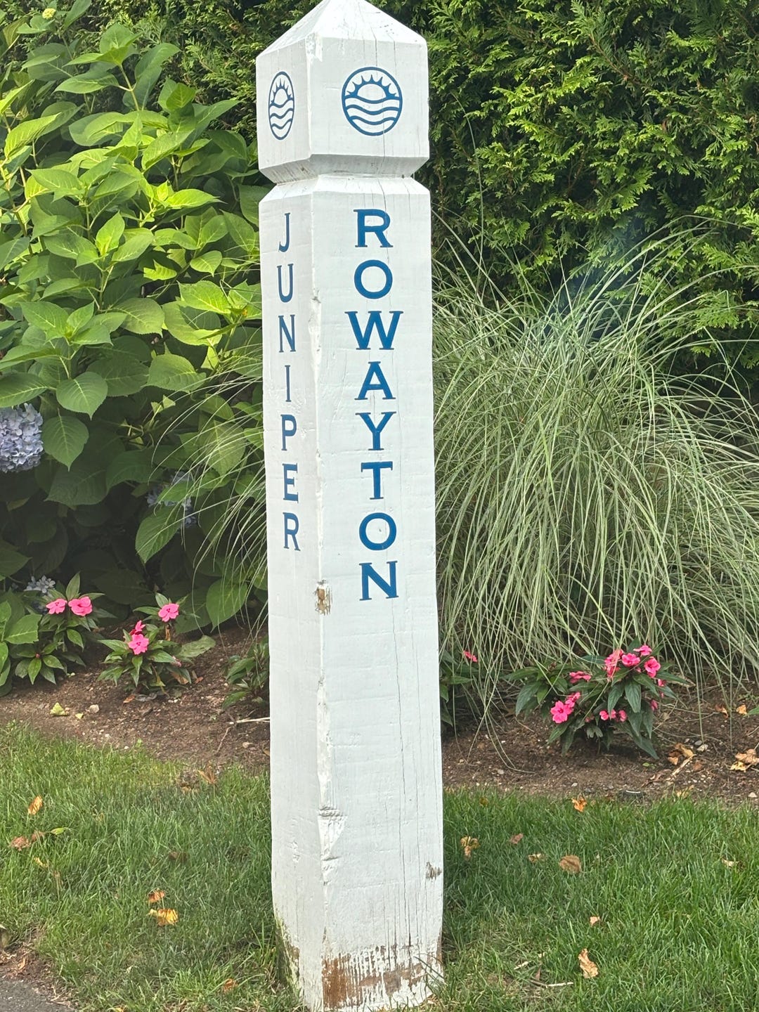 Blank Street Name Post With Custom Signage Words on It, Solid Wood ...