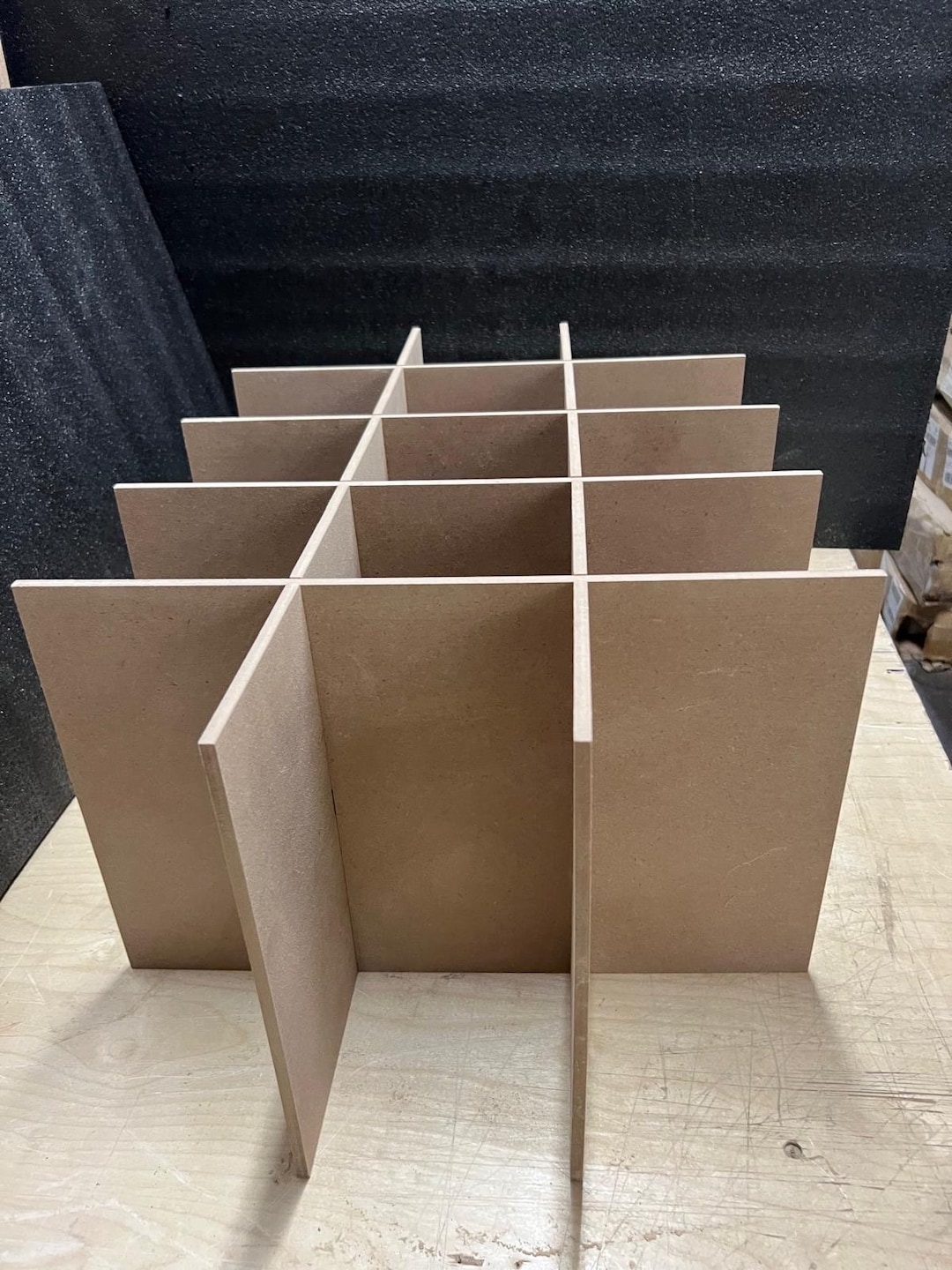 Box "divo" With Dividers 3/4" Paintable MDF, Melamine or Plywood ...