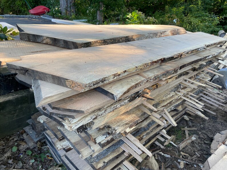 Custom Rastic Unfinished Rough CUT OAK or Mahogany - Etsy