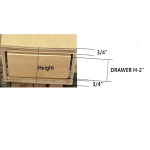 Enclosed Toe Kick Drawer Push-to-unlock,assembled,custom Size ...