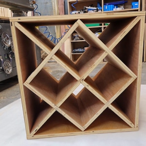 Bottle Modular Wine Rack "slashmulti", Stackable Wine Storage Cube for ...