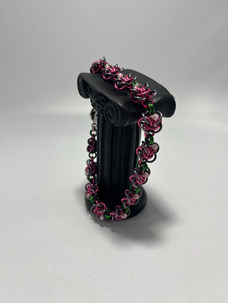 Elvish Rose Chainmaille Bracelet Tutorial - Etsy