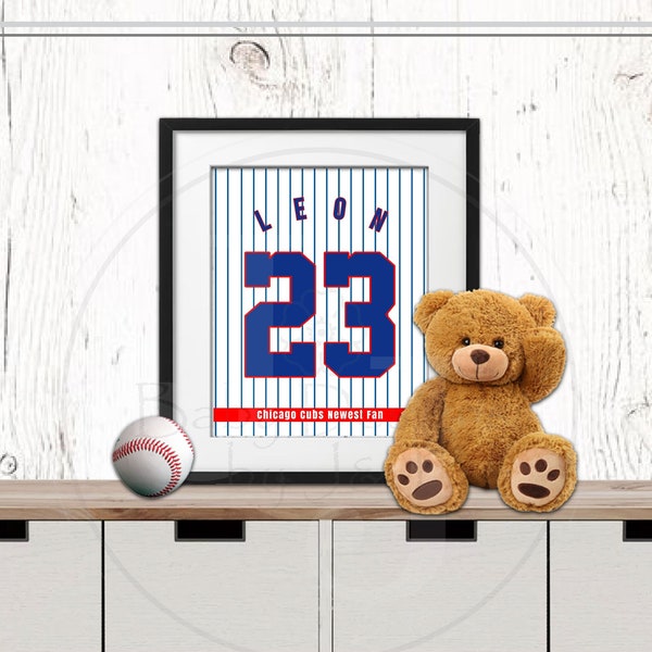 Chicago Cubs Print - Etsy