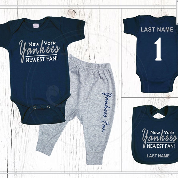 Yankees Baby Girl - Etsy
