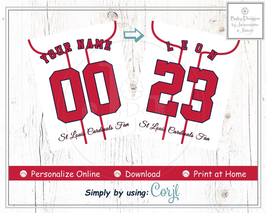 Editable St Louis Cardinals Inspired Printable Wall - Etsy
