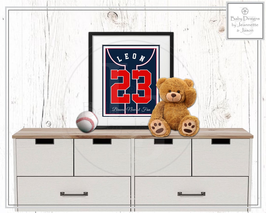 DIY Editable Atlanta Braves Inspired Printable Wall Art Personalized ...