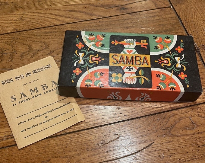 Vintage SAMBA Playing Cards - Etsy