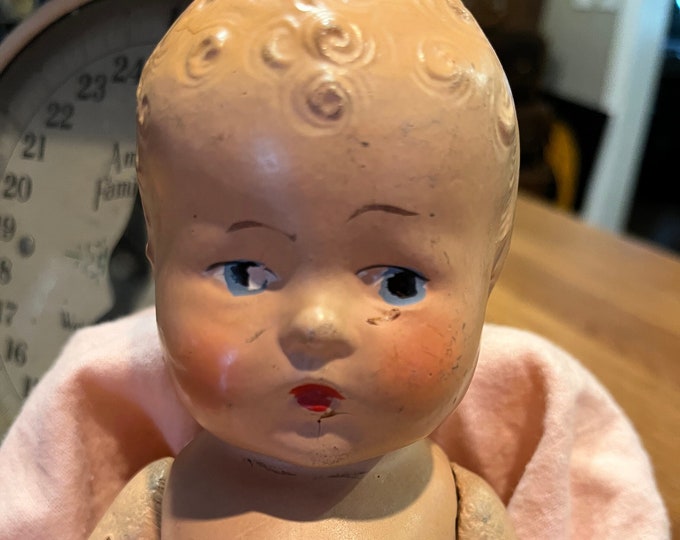 Vintage Composite Doll - Etsy