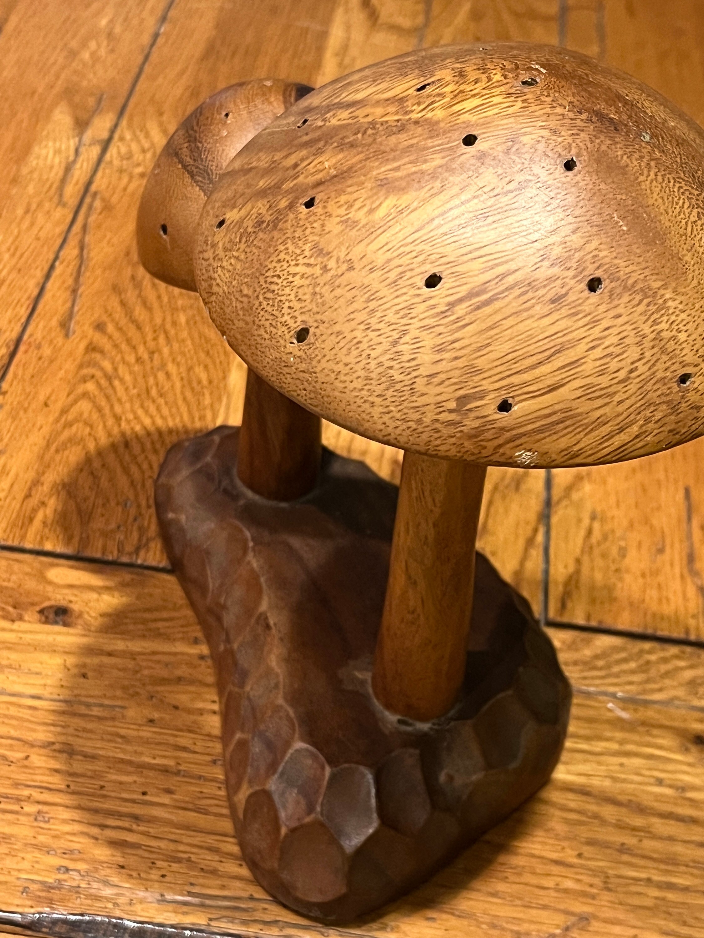 Vintage Wooden Mushrooms Hors D'oeuvres Server - Etsy