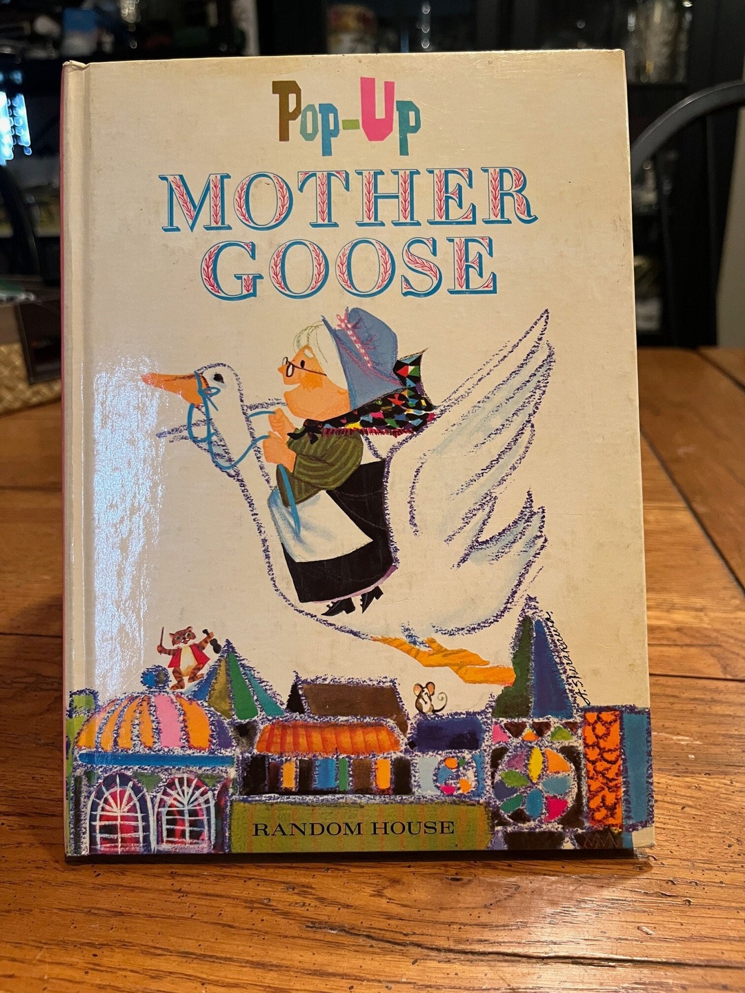 Vintage Mother Goose Pop-up Book - Etsy