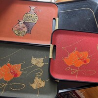 Mid Century Lacquered Tray - Made in Japan - Etsy