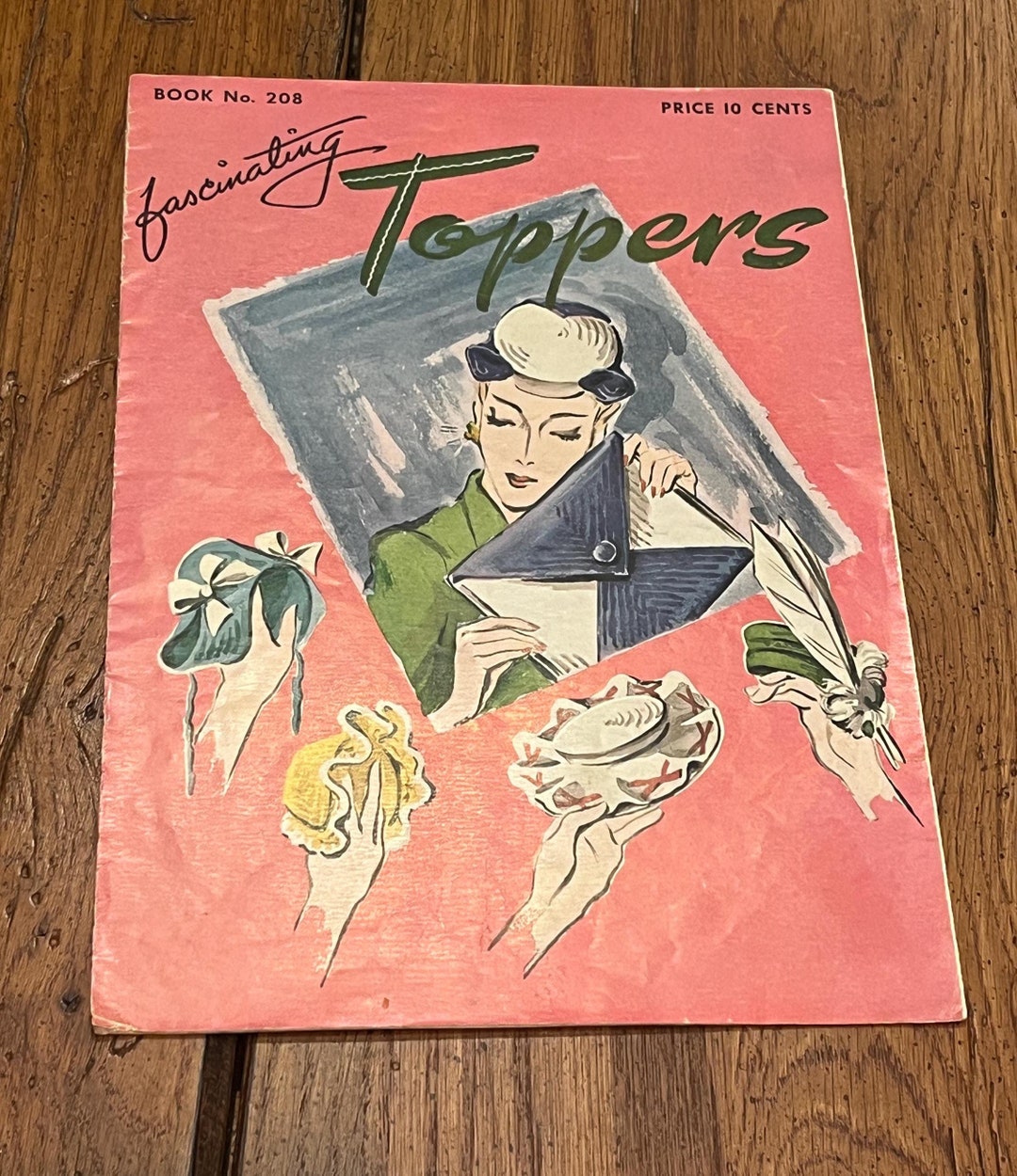 Vintage Booklet "fascinating Toppers," 1944 - Etsy