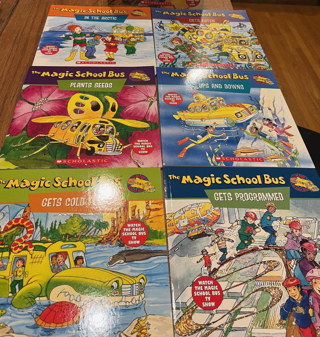 Vintage Magic School Bus 7-book Set, 1990s - Etsy