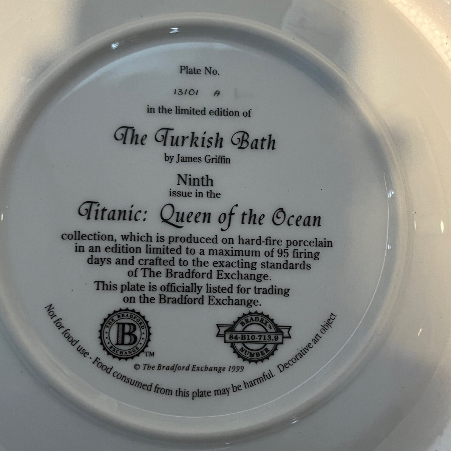 Vintage Titanic: Queen of the Ocean Collectors Plates, Various Ship ...