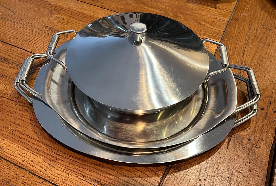 MCM Set of 4 Denmark Stainless Servers - Etsy