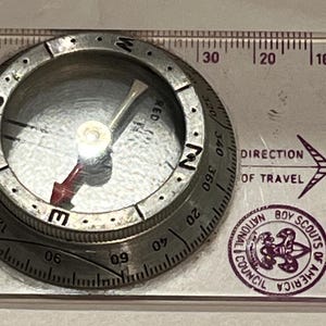 Vintage Sylva System Compass, Boy Scouts of America, 1960s - Etsy