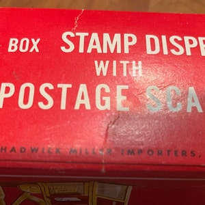 Vintage Mail Box Stamp Dispenser With Postage Scale, Made in Japan - Etsy