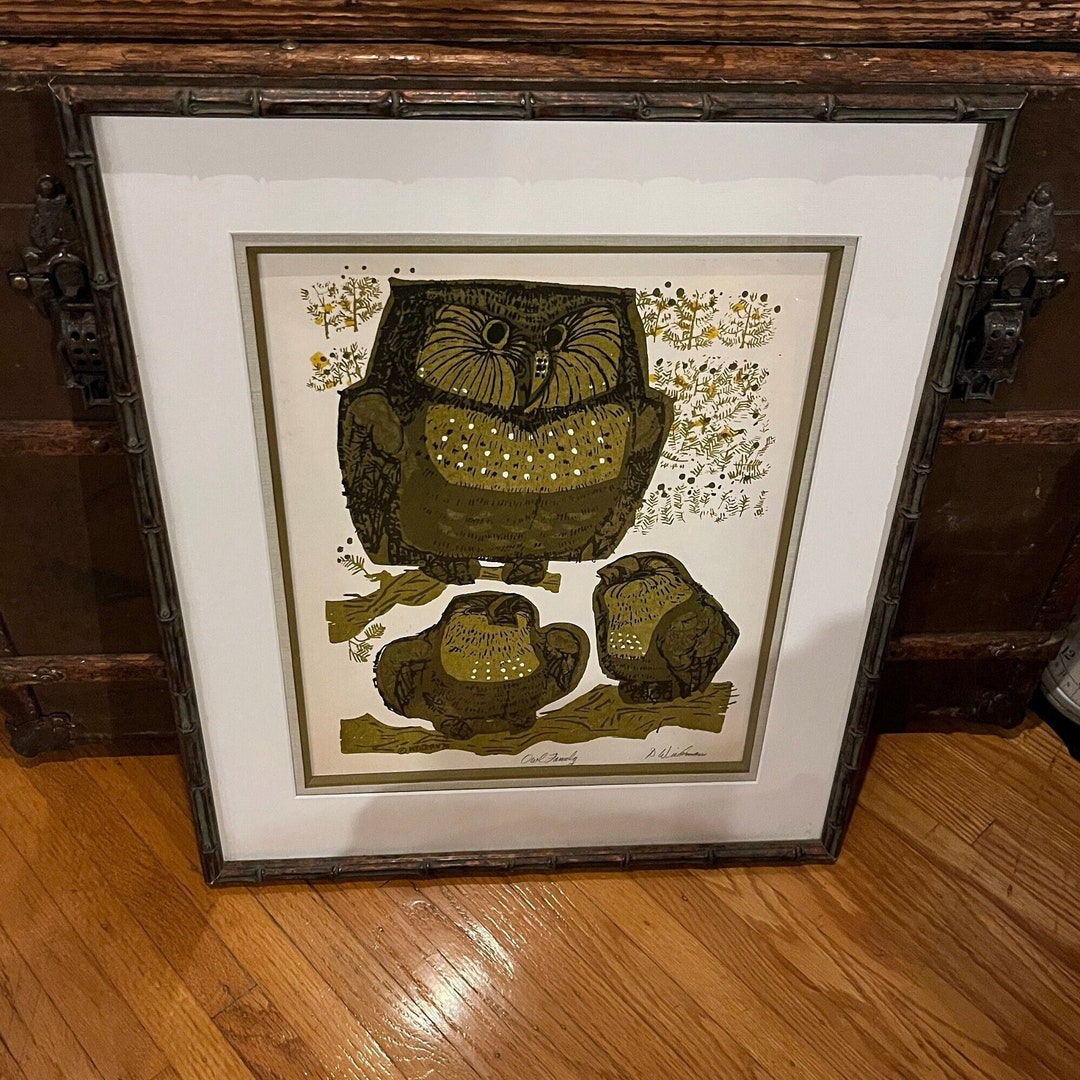 Vintage David Weidman Signed and Framed Art, 24x 20 Make an Offer - Etsy