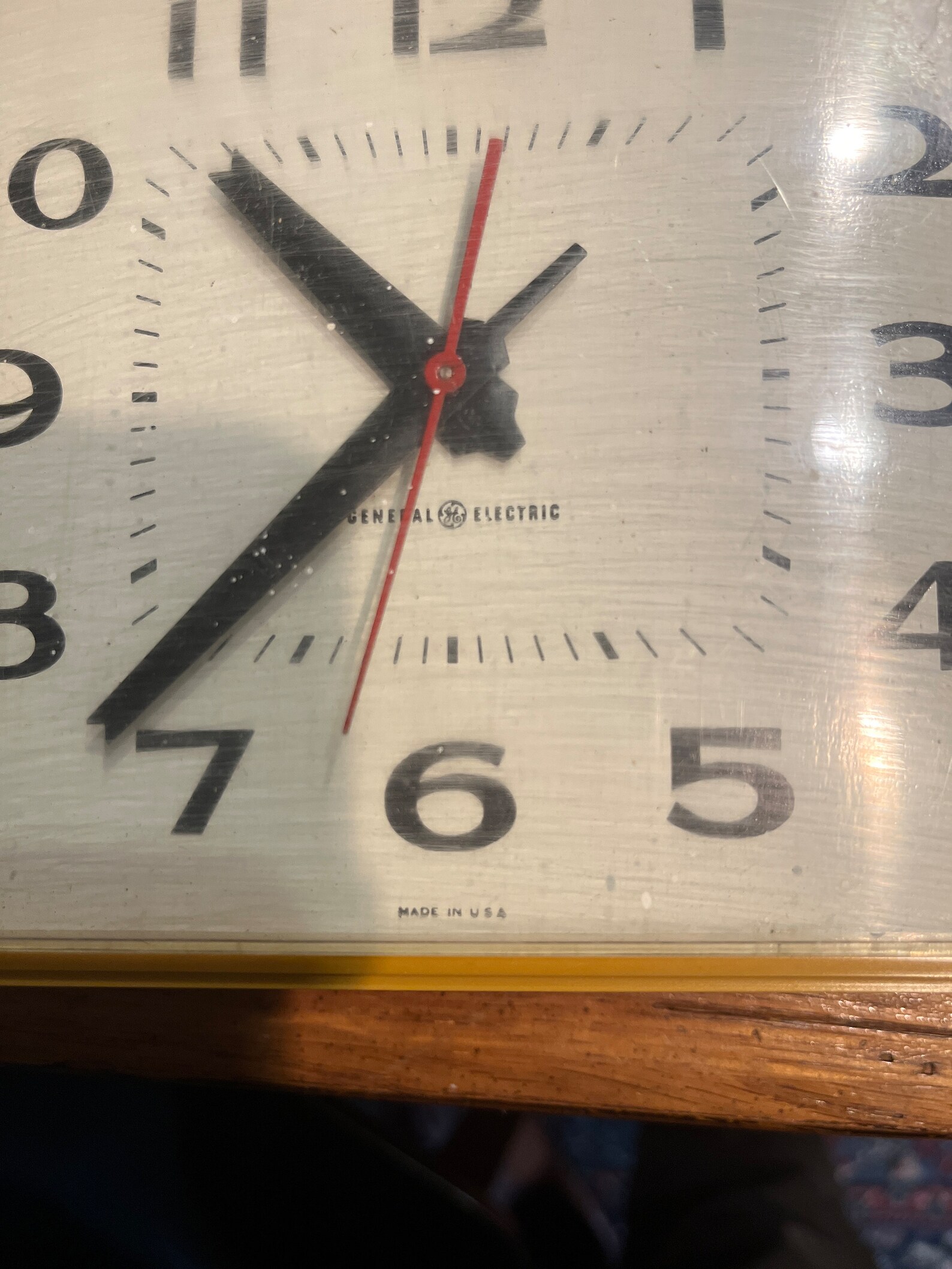 Vintage General Electric MCM Clock - Etsy
