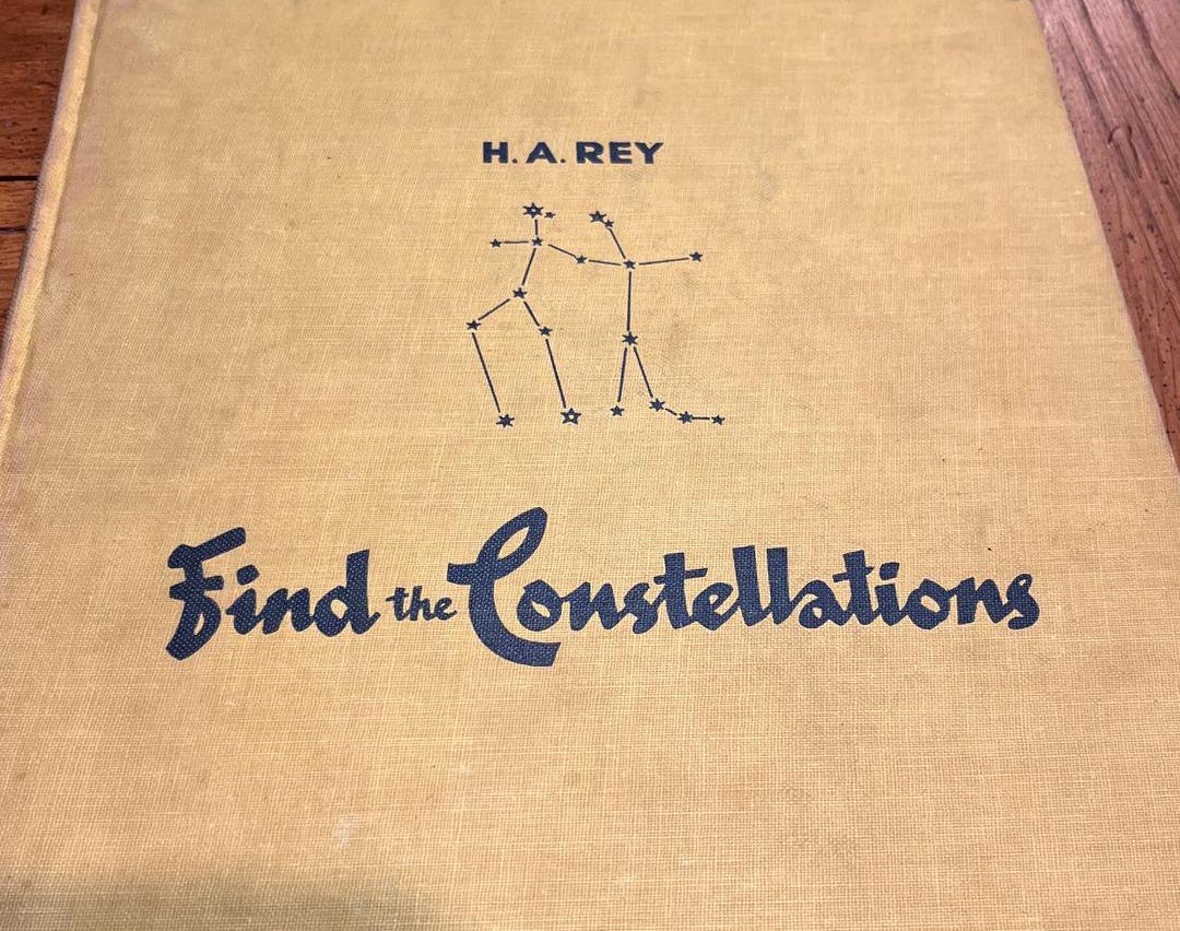Vintage Find the Constellations, by H.A. Rey, 1954 - Etsy