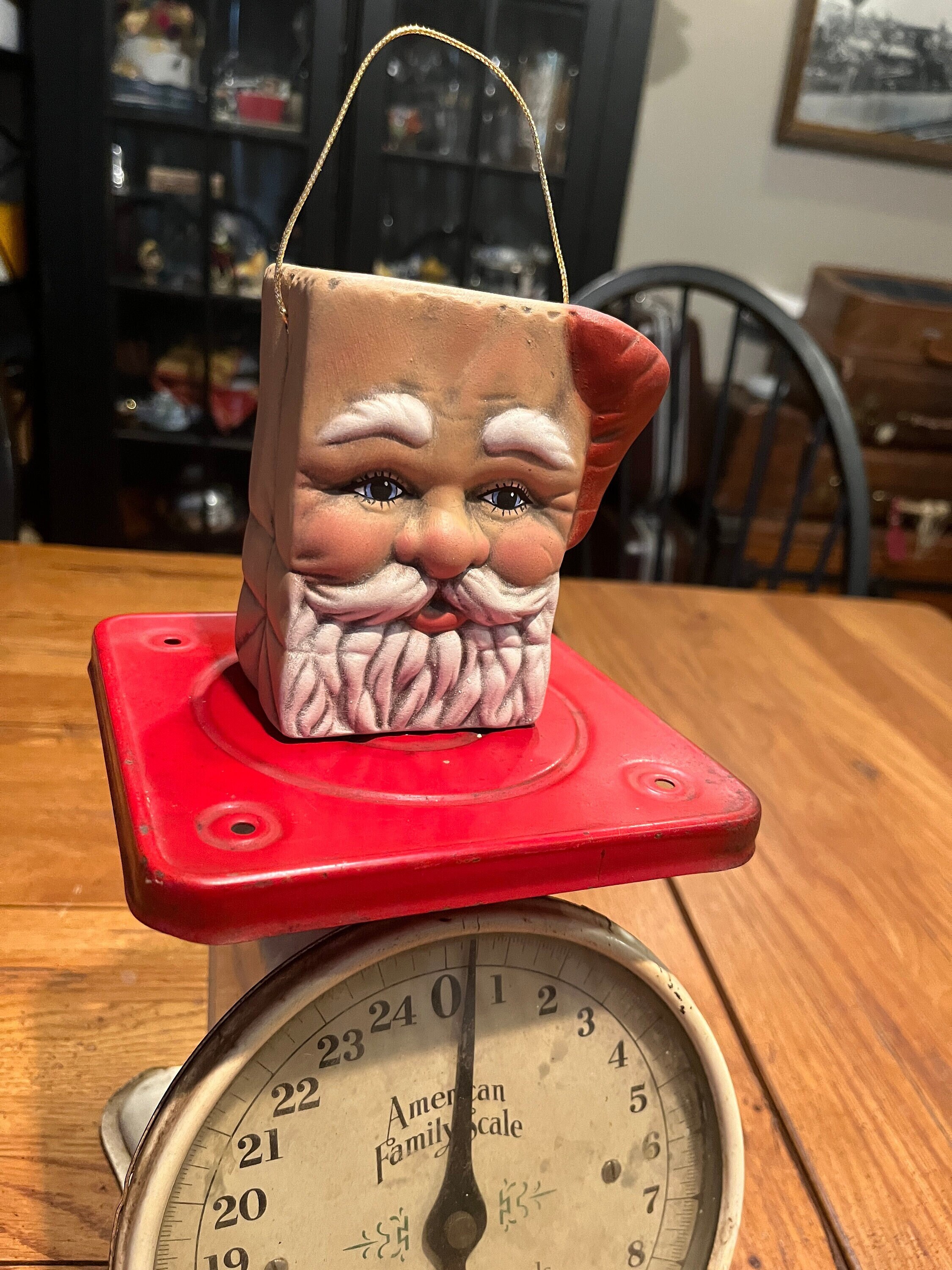 Vintage Ceramic Santa Box - Etsy Vintage Ceramic Santa Box - Etsy