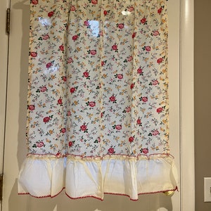 Set of 2 Vintage Window Curtains - Etsy