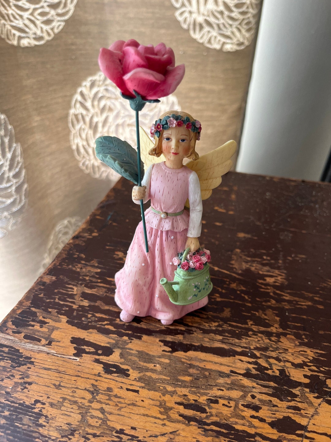 Demdaco Wildflower Angels Roses for June Figurine - Etsy