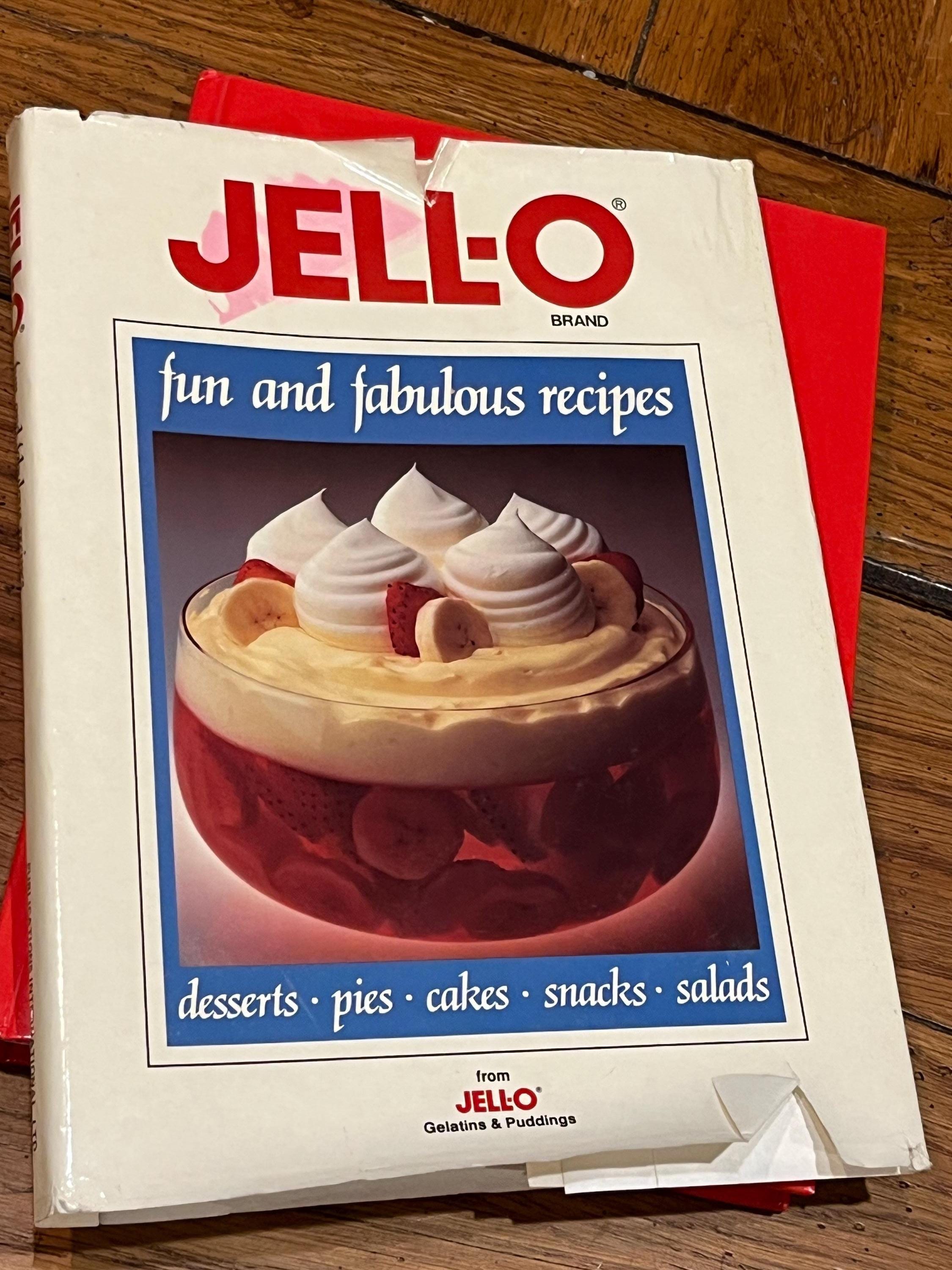Vintage Jello Fun and Fabulous Recipes Cookbook by General Foods, 1988 ...