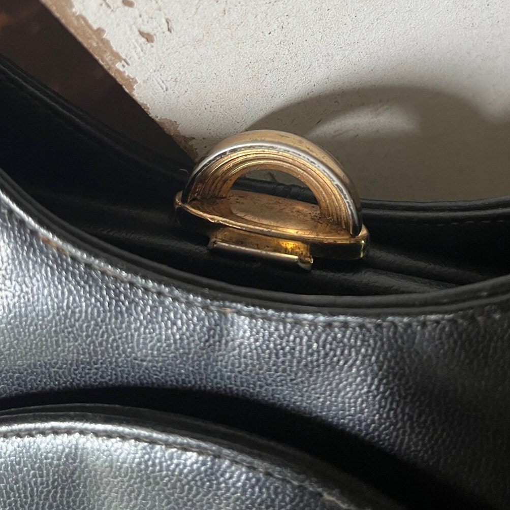 Vintage Lou Taylor Black Purse - Etsy