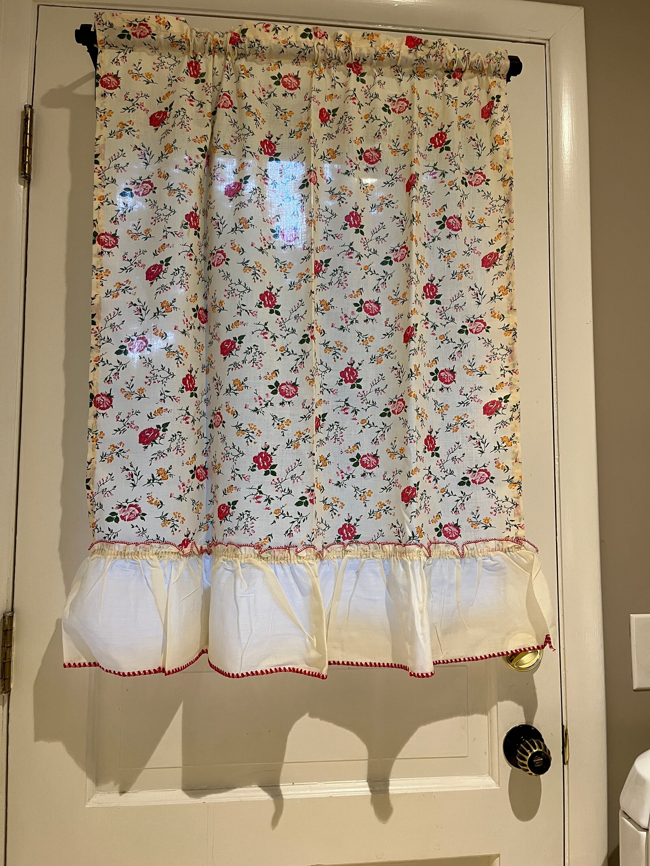 Set of 2 Vintage Window Curtains - Etsy