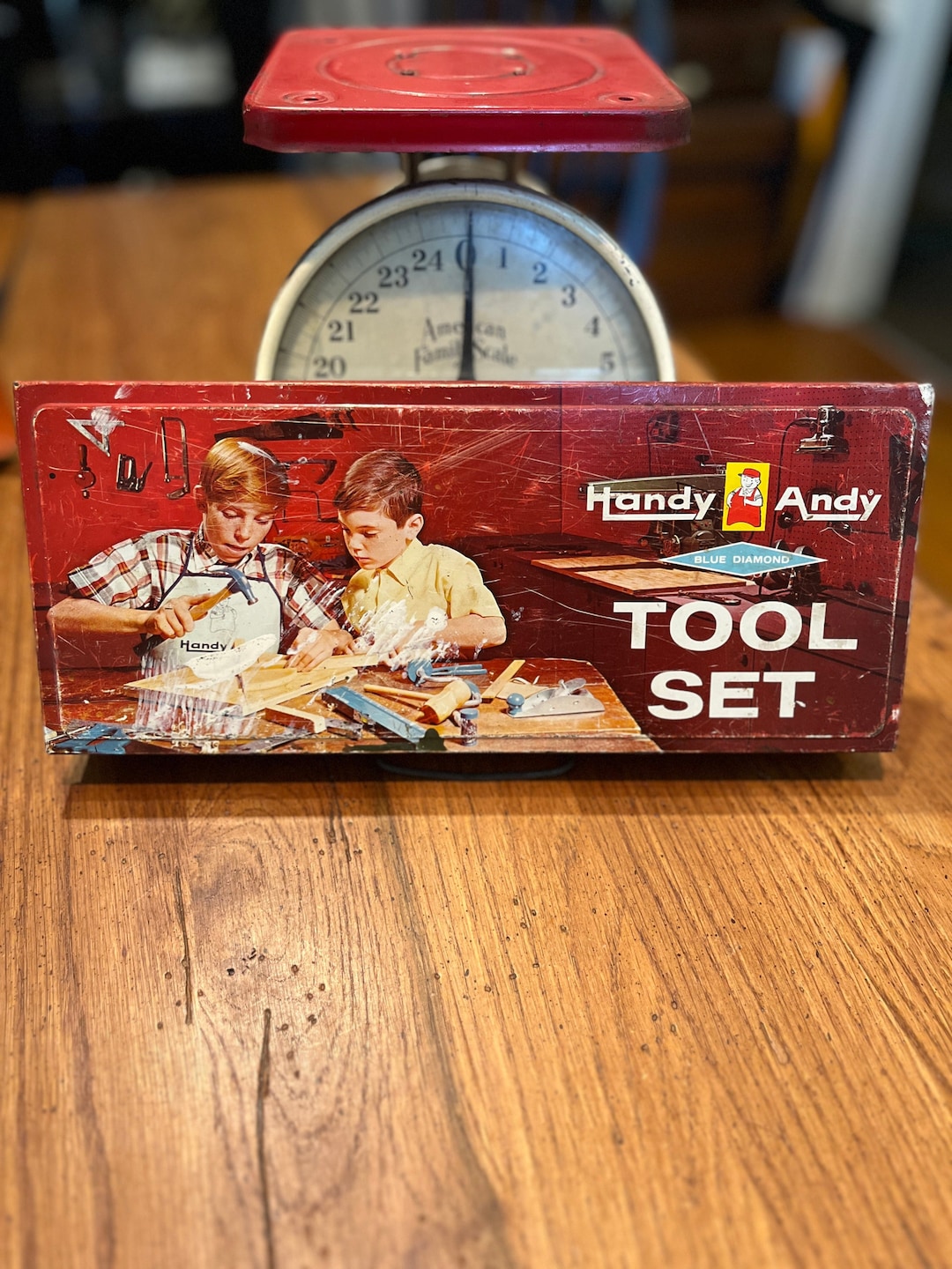 Vintage Handy Andy Metal Tool Chest - Etsy