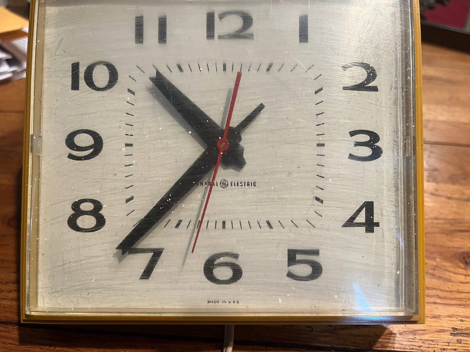 Vintage General Electric MCM Clock - Etsy