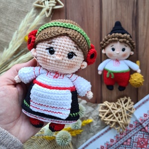 Crochet English Pattern PDF. Amigurumi Toys Patterns. Ukrainian Doll ...