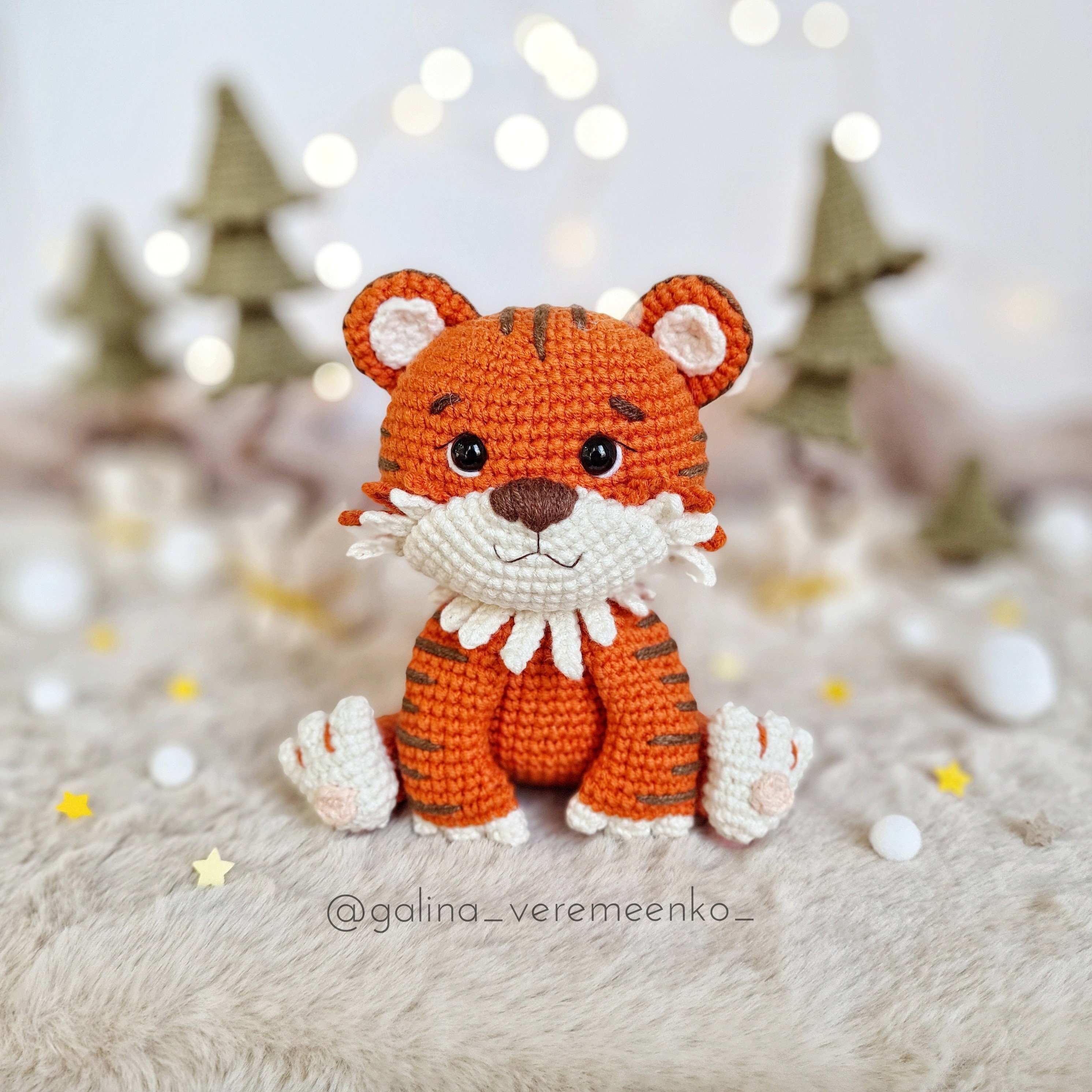 Crochet Tiger. Crochet PATTERN Tiger, Crochet Animals Pattern, Tutorial ...