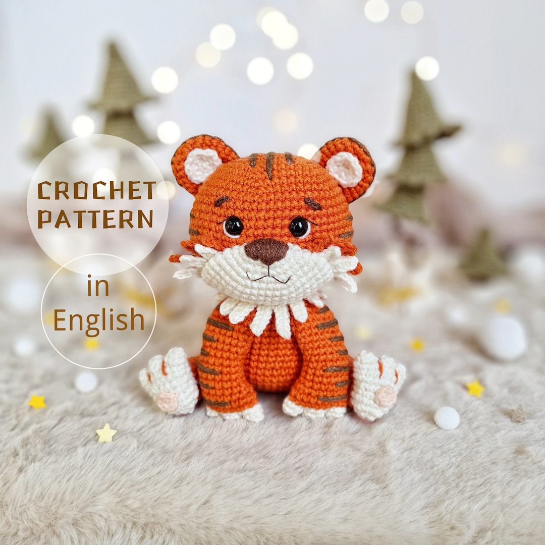 Crochet Tiger. Crochet PATTERN Tiger Crochet Animals Pattern - Etsy