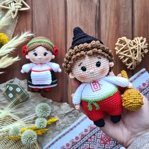 Crochet English Pattern PDF. Amigurumi Toys Patterns. Ukrainian Doll ...