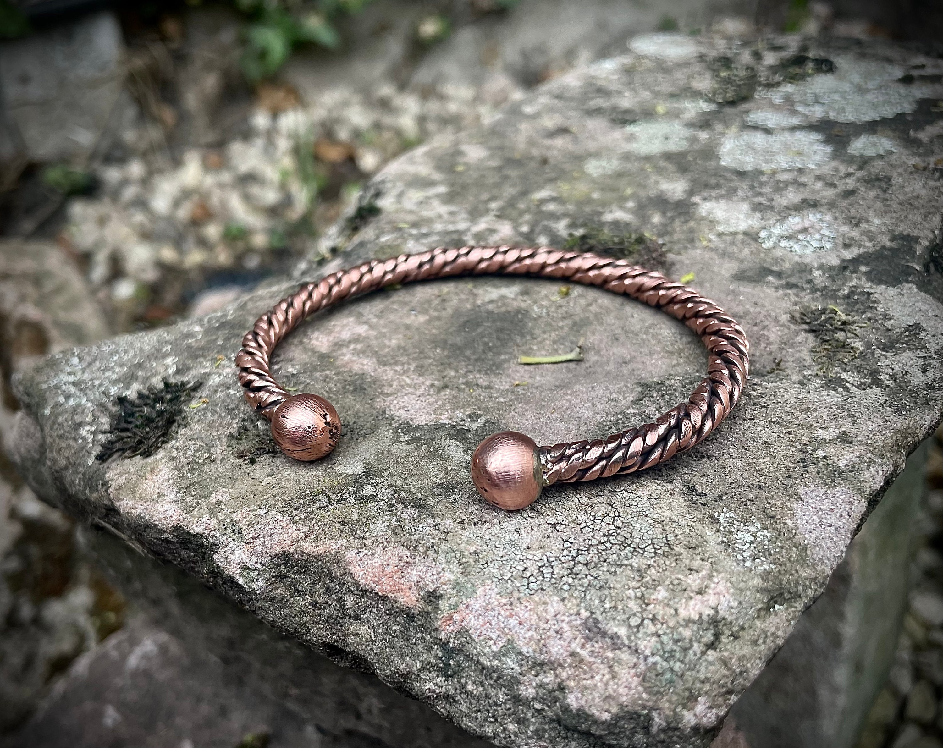 White Women Viking Torc Necklace