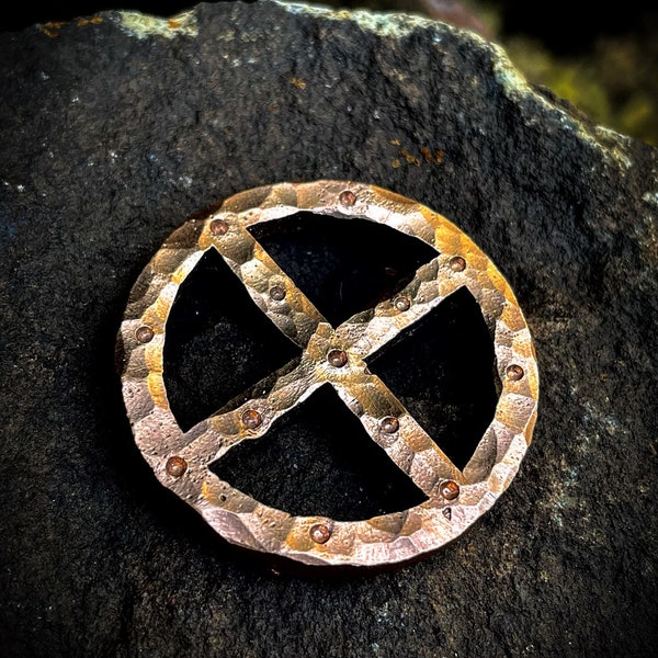 Solar Cross Pendant - Etsy